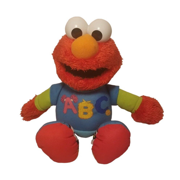 Hasbro | Toys | Sesame Street Abc Elmo Talking Singing Plush ...